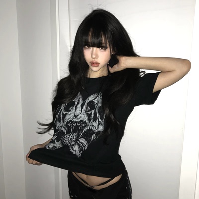 RAWFREESPIRIT美式骷髅头T恤