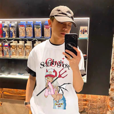 cartoonbox恶魔少女印花短袖T恤