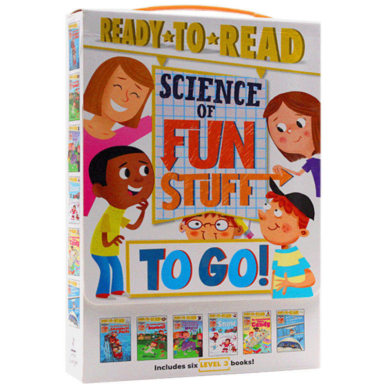 【预售】英文原版 Ready to Read Science of Fun Stuff to Go准备阅读系列level3有趣的科学历史科普 ...