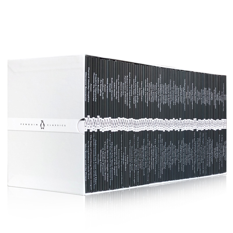 【现货】英文原版 Little Black Classics Box Set小黑书系列经典纪念套装80册短篇小说读物文学小说书籍_虎窝淘