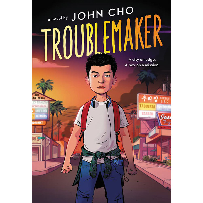 【现货秒发】英文原版 Troublemaker闹事者 John Cho课外读物冒险旅程故事趣味插画英语绘本儿童书籍_虎窝淘