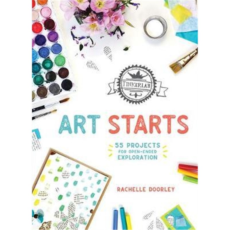 【现货】英文原版 TinkerLab Art Starts修补实验室艺术开始 52个探索项目绘画剪纸制作三维艺术儿童启蒙创造力图画书籍_虎窝淘