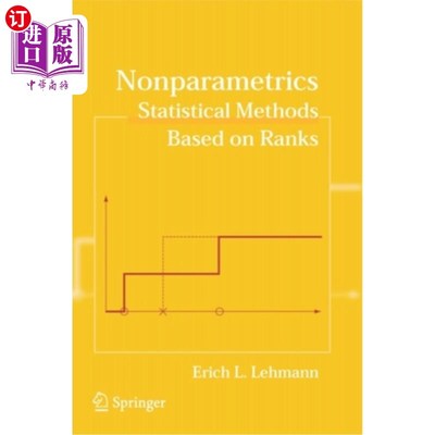 海外直订Nonparametrics: Statistical Methods Based on Ranks 非参数：基于等级的统计方法