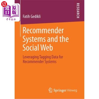 海外直订Recommender Systems and the Social Web: Leveraging Tagging Data for Recommender  推荐系统和社交:为推荐