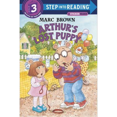 Step into Reading Step 3 Arthur'S Lost Puppy 兰登阅读进阶3 亚瑟的丢失的小狗 英文原版 儿童绘本 分级阅读【中商原版】