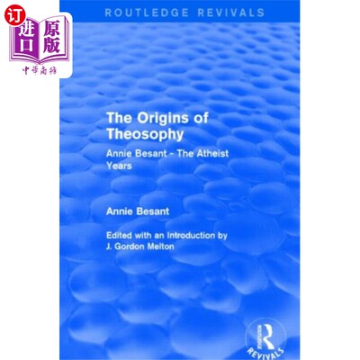 海外直订Origins of Theosophy (Routledge Revivals) 神智学的起源(劳特利奇复兴)