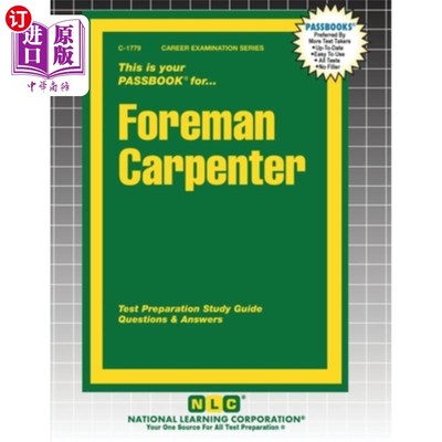 海外直订Foreman Carpenter 工头木匠