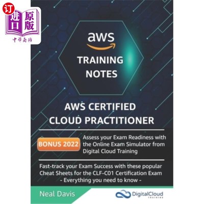 海外直订AWS Certified Cloud Practitioner Training Notes AWS认证云从业者培训说明