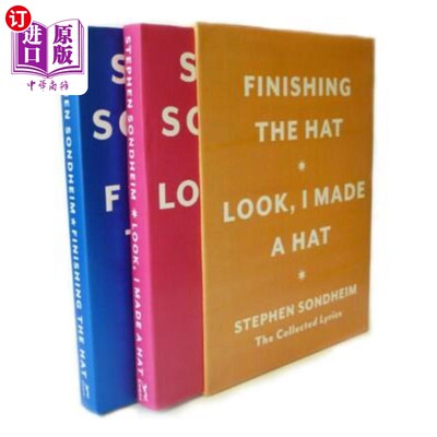 海外直订Hat Box: The Collected Lyrics of Stephen Sondheim: A Box Set 帽子盒:斯蒂芬·桑德海姆的歌词集:一套盒子