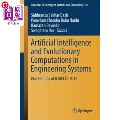 海外直订Artificial Intelligence and Evolutionary Computations in Engineering Systems: Pr 工程系统中的人工智能和进化