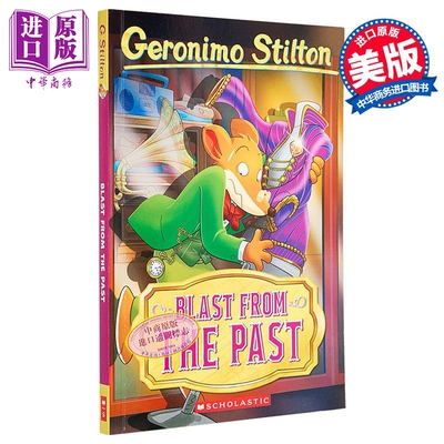 老鼠记者84 来自过去的爆炸 冒险 中级阅读 Blast from the Past 英文原版 Geronimo Stilton 【中商原版】