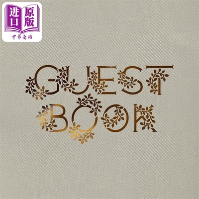 预售 婚礼留言簿 Wedding Guest Book An Heirloom Quality Guest Book 英文原版 Korie Herold 爱情与婚姻【中商原版】
