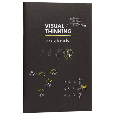 【中商原版】视觉思维：练习册 英文原版 Visual Thinking Workbook 创意 Willemien Brand