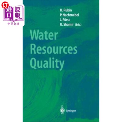 海外直订Water Resources Quality: Preserving the Quality of Our Water Resources 水资源质量:保护我们的水资源质量