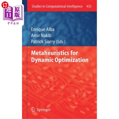 海外直订Metaheuristics for Dynamic Optimization 动态优化的元启发式算法
