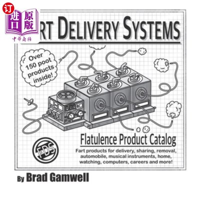 海外直订Fart Delivery Systems Flatulence Product Catalog 屁递送系统胀气产品目录