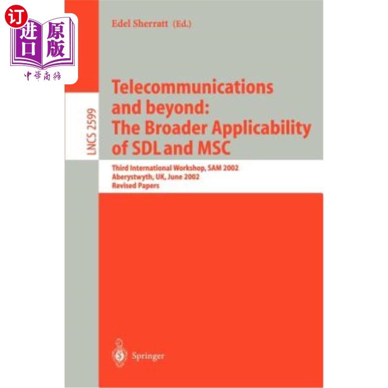 海外直订Telecommunications and Beyond: The Broader Applicability of Sdl and ...