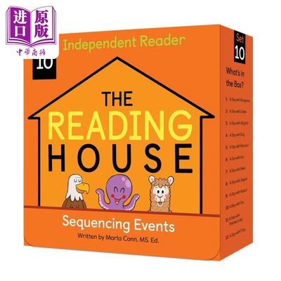 现货 The Reading House Set 10 Sequencing Events 阅读小房子10级 英文原版 儿童绘本 分级阅读 4-8岁【中商原版】