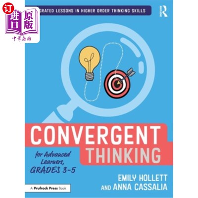 海外直订Convergent Thinking for Advanced Learners, Grades 3-5 3-5级高级学习者的聚合思维