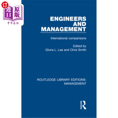 海外直订Engineers and Management: International Comparisons 工程师与管理:国际比较