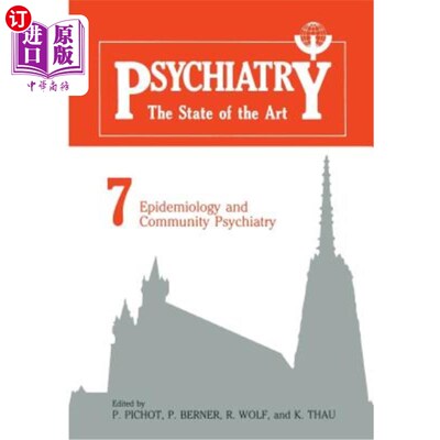 海外直订医药图书Epidemiology and Community Psychiatry 流行病学与社区精神病学