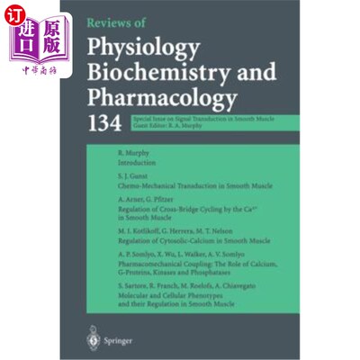 海外直订医药图书Reviews of Physiology Biochemistry and Pharmacology: Special Issue on Signal Tra 生理学、生物化学和