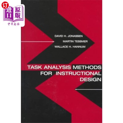 海外直订Task Analysis Methods for Instructional Design 教学设计的任务分析方法