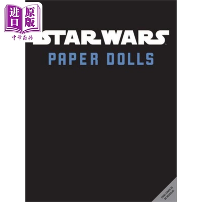 预售 星球大战折纸公仔制作指南 Insight Editions 英文原版 Star Wars Paper Dolls【中商原版】