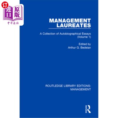 海外直订Management Laureates: A Collection of Autobiographical Essays (Volume 1) 管理获奖者：自传体散文集（第1卷）