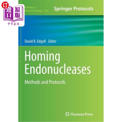 海外直订医药图书Homing Endonucleases: Methods and Protocols 归巢内切酶:方法和协议