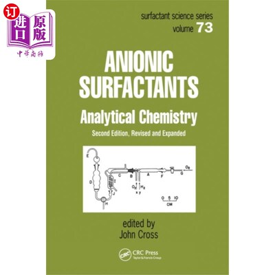 海外直订Anionic Surfactants 阴离子表面活性剂
