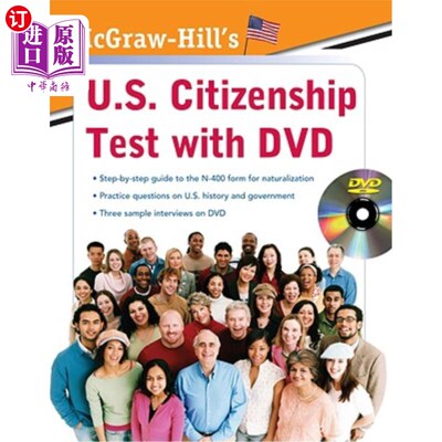 海外直订海外直订McGraw-Hill's U.S. Citizenship Test   McGraw-Hill的美国公民身份测试(附)
