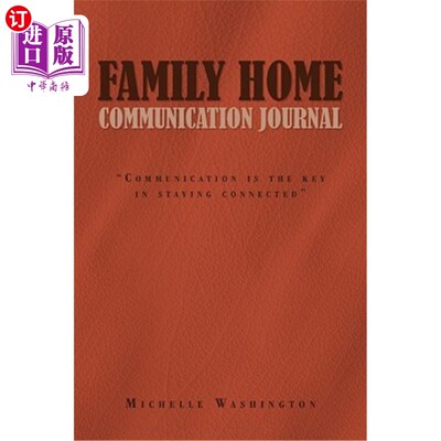 海外直订Family Home Communication Journal: 