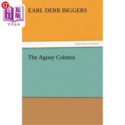 海外直订The Agony Column 痛苦的列