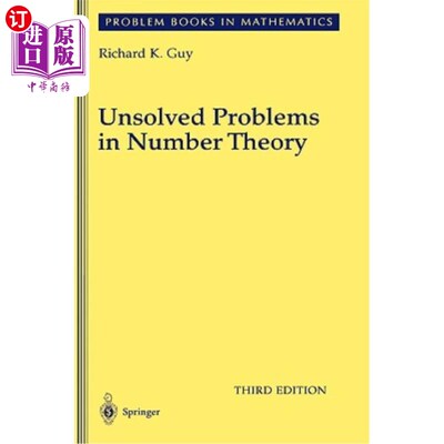海外直订Unsolved Problems in Number Theory 数论中尚未解决的问题