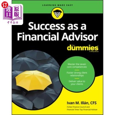 海外直订Success as a Financial Advisor for Dummies 成为傻瓜财务顾问
