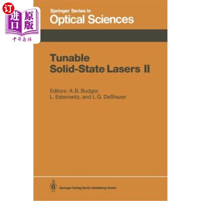 海外直订Tunable Solid-State Lasers II: Proceedings of the Osa Topical Meeting, Rippling  可调谐固体激光器II：1986