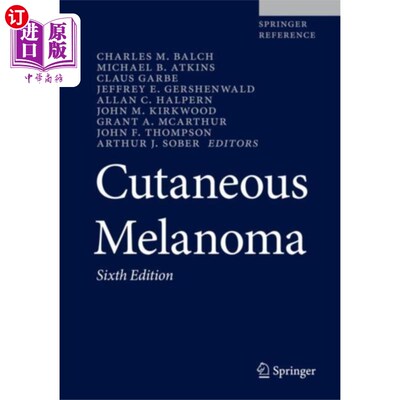 海外直订医药图书Cutaneous Melanoma 皮肤黑素瘤