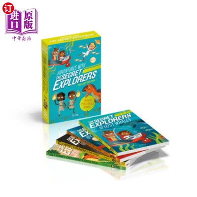 海外直订Adventures with the Secret Explorers: Collection One: Includes 4 Fact-Packed Boo 与秘密探险家的冒险:合集一: