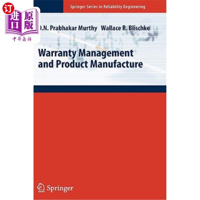 海外直订Warranty Management and Product Manufacture 保修管理和产品制造