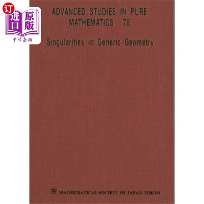 海外直订Singularities In Generic Geometry 一般几何中的奇点