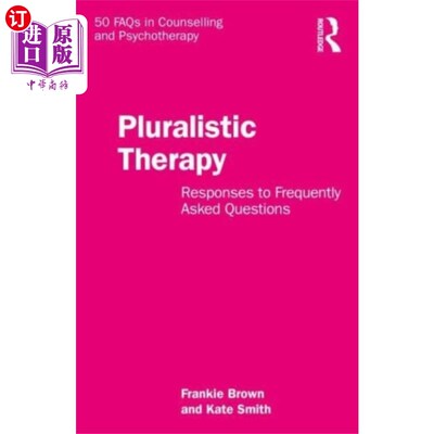海外直订医药图书Pluralistic Therapy 多元化的治疗