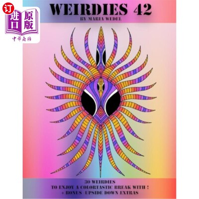 海外直订Weirdies 42: Color A Weirdie A Day ! 怪人42：每天给怪人涂颜色！