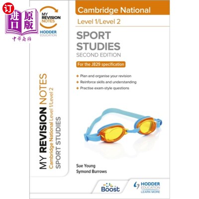 海外直订My Revision Notes: Level 1/Level 2 Cambridge Nat... 我的复习笔记:1级/ 2级剑桥国家体育研究:第二版