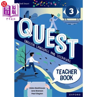 海外直订Oxford Smart Quest English Language and Literatu... 牛津Smart Quest英语语言文学教师书3