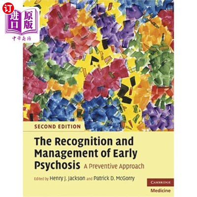 海外直订医药图书The Recognition and Management of Early Psychosis: A Preventive Approach 早期精神病的识别和管理:一