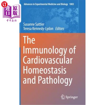海外直订医药图书The Immunology of Cardiovascular Homeostasis and Pathology 心血管内稳态免疫学与病理