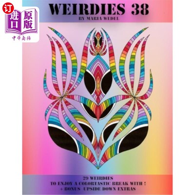 海外直订Weirdies 38: Color A Weirdie A Day ! 怪人38：每天给怪人涂颜色！