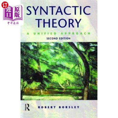 海外直订Syntactic Theory: A Unified Approach 句法理论：一种统一的方法