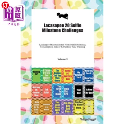 海外直订Lacasapoo 20 Selfie Milestone Challenges Lacasapoo Milestones for Memorable Mome Lacasapoo
